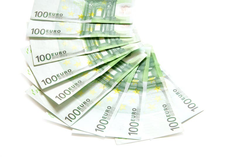 Banknote 100 euro stock image. Image of object, union - 12494511