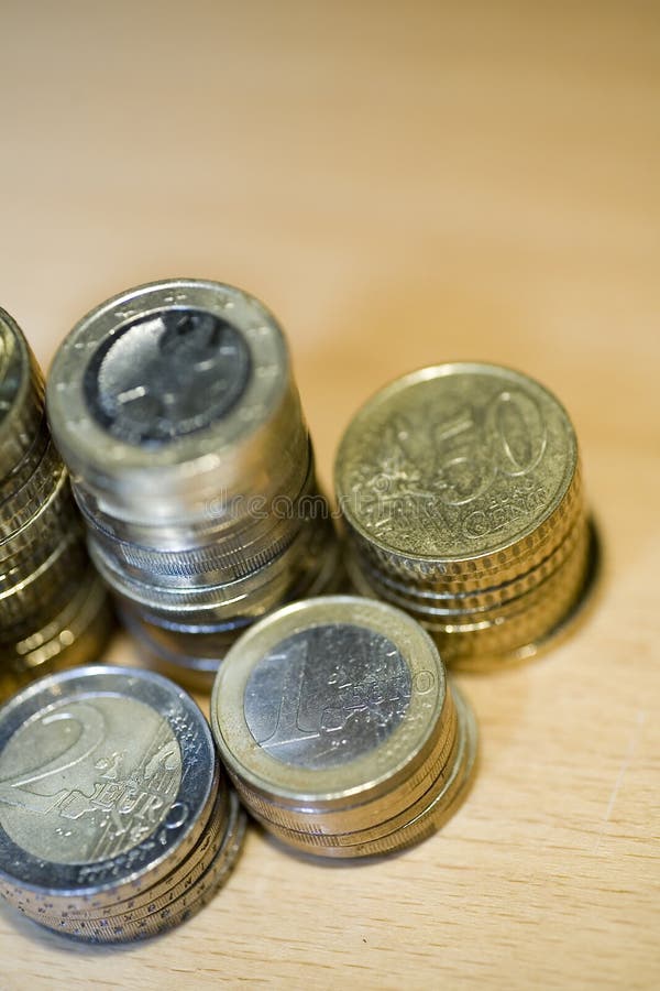 Euro stock image. Image of round, tower, metal, money - 1744209