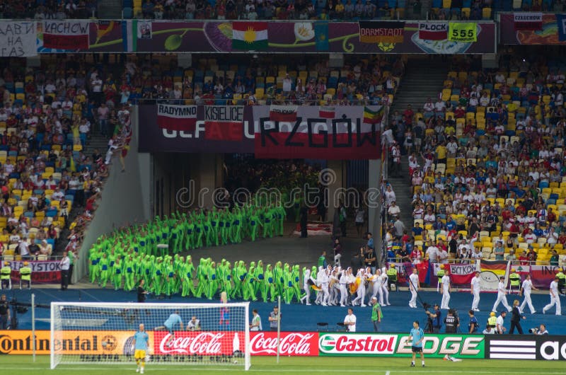 Euro 2012 Final in Kiev, Ukraine Editorial Stock Image - Image of euro ...
