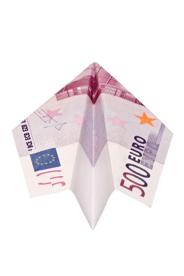 Paper Plane Made 500 Euro Stock Photos - Free & Royalty-Free Stock ...