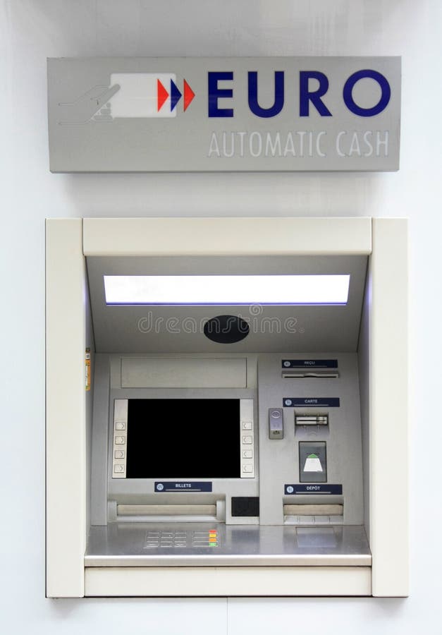 Atm banking stock illustration. Illustration of machine - 17193320
