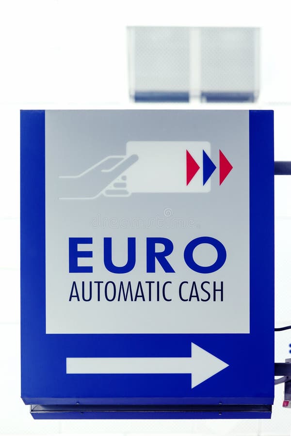 Euro automatic cash stock image. Image of euro, cash - 61037709