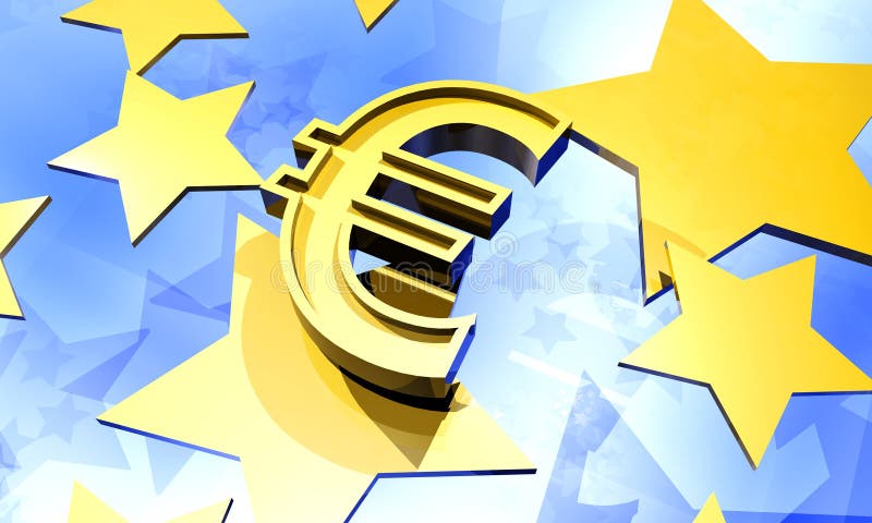 Euro Background stock illustration. Illustration of foreign - 2428244