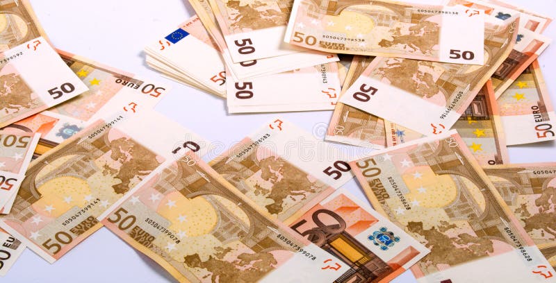 Euro stock photo. Image of closeup, euros, economy, cash - 41808730