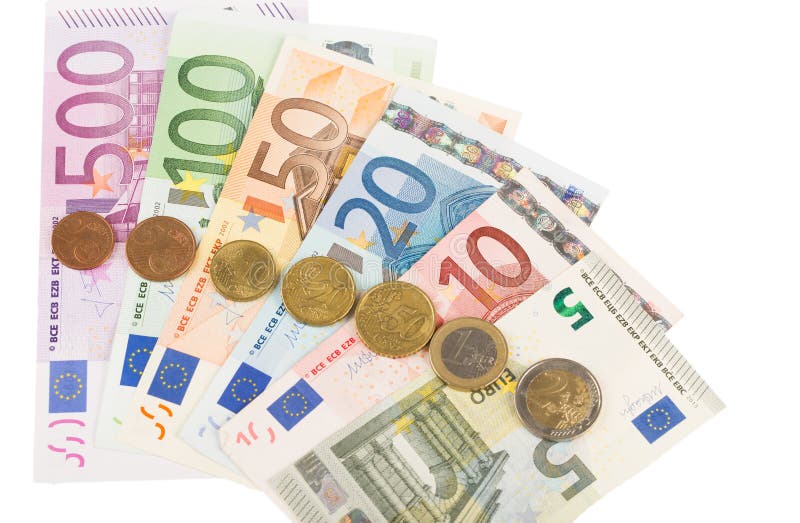 Euro banconote e monete fotografia stock. Immagine di finanza - 86263968 Euro banconote e monete fotografia stock. Immagine di finanza - 86263968