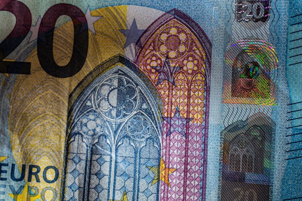 Euro bank note stock photo. Image of shops, finance - 191663564