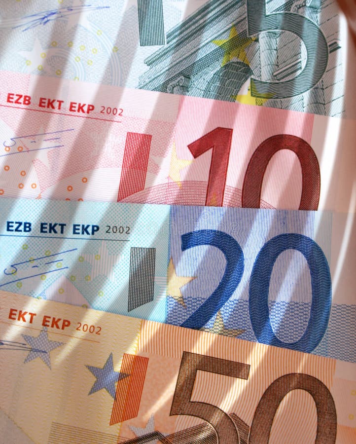 Euro bank notes stock image. Image of savings, euro, change - 11302807