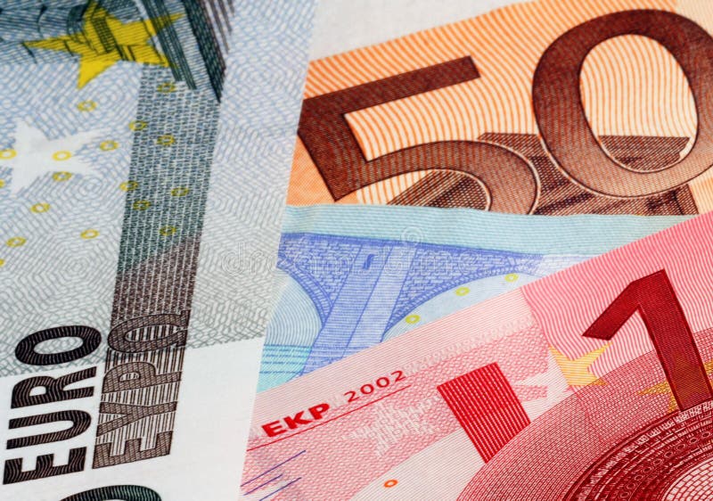 Euro bank notes stock image. Image of paper, notes, horizontal - 1975237