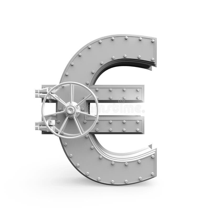 Euro Bank Notes in Shape of Germany Stock Illustration - Illustration ...