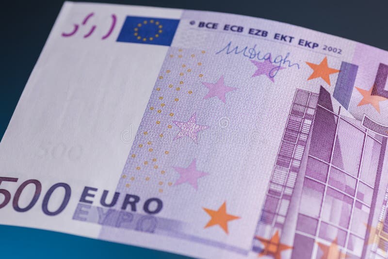Euro banknote 500 stock image. Image of banking, currency - 48404549