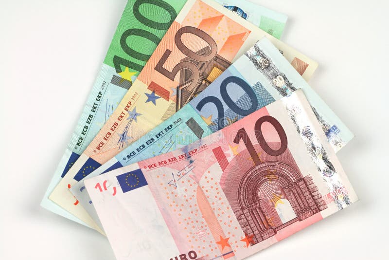 All the Euro banknotes stock image. Image of refinance - 2391707