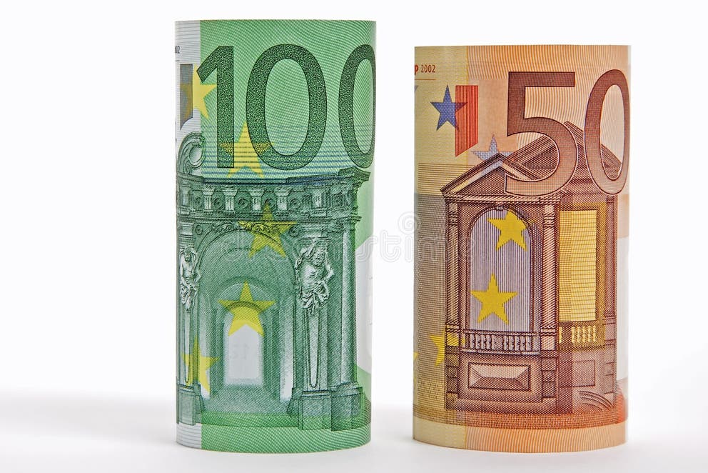 Euro banknotes stock image. Image of income, financial - 19366959