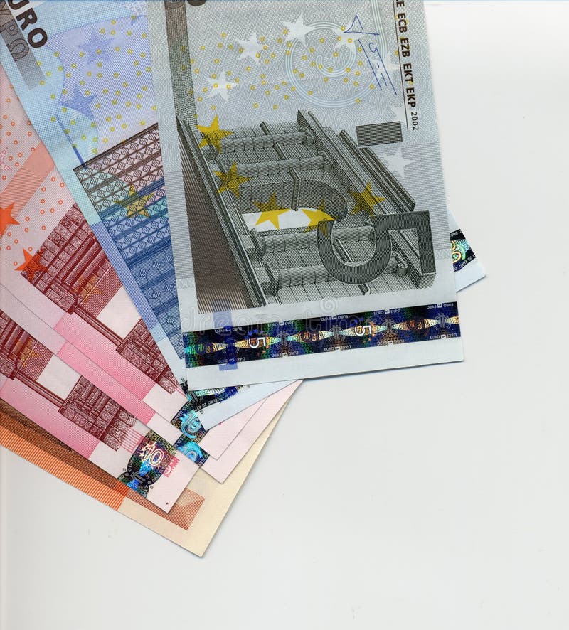 Euro banknotes stock image. Image of bank, banknote, currency - 26050635