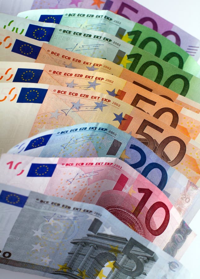 Euro banknotes stock image. Image of bank, business, growth - 26897257