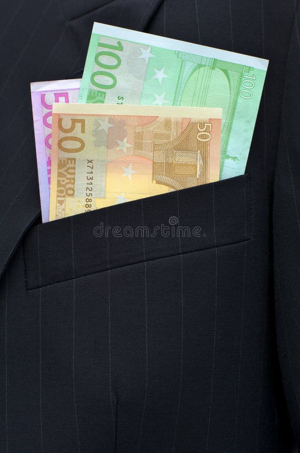 Euro banknotes stock image. Image of wealth, pocket, banknote - 29287031