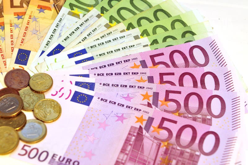 Euro banknotes stock photo. Image of euros, money, euro - 8014618