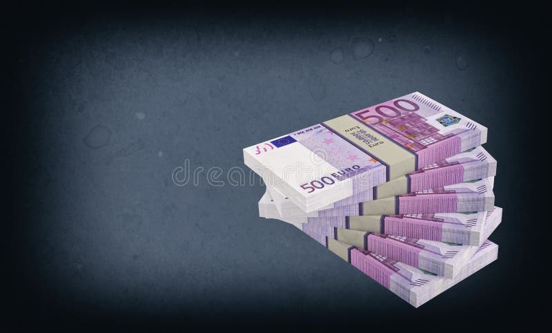 Stack of 50 Euro banknotes stock photo. Image of growing - 144692276