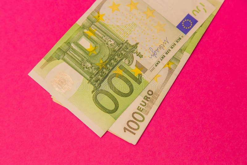 Euro Bill Sticking Out from a Blue Jean Pocket Stock Image - Image of ...
