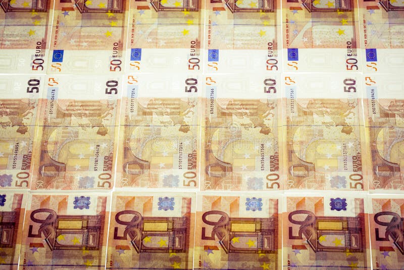 Euro Banknotes Side by Side Stock Image - Image of bill, bank: 87671111