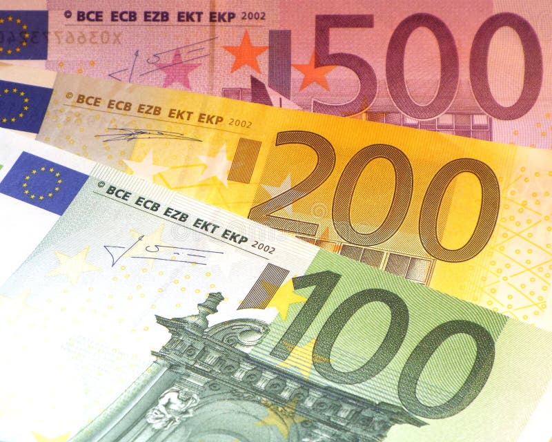 Euro banknotes stock image. Image of europe, credit, monetary - 49255999