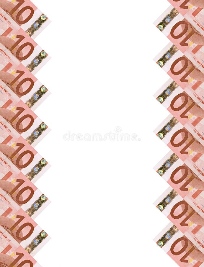 Euro Banknotes.Vertical Background.10. Stock Image - Image of money ...