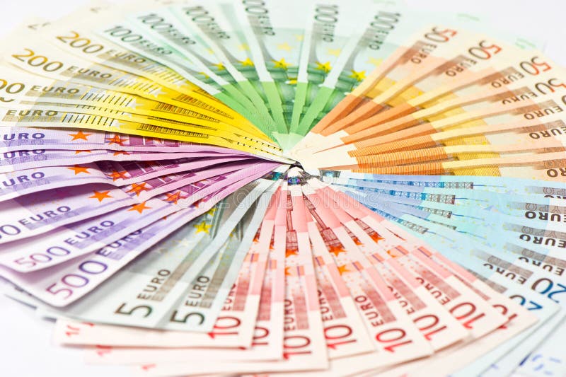 Euro Billets De Banque. Fond D'argent Image stock - Image du financier ...