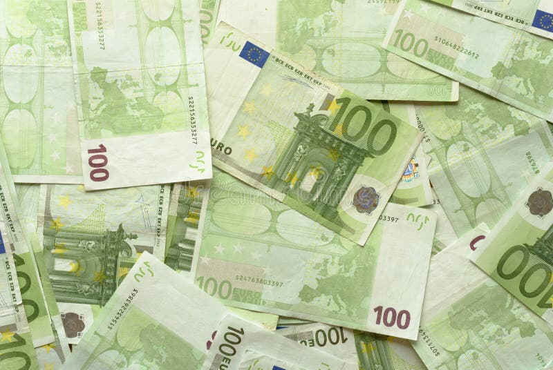 Euro Bills - 100 stock image. Image of green, bill, banking - 32116473