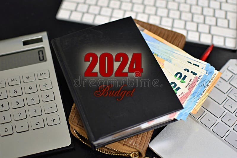 Euro Bills and Notepad for Budget 2024 Stock Photo - Image of industry ...