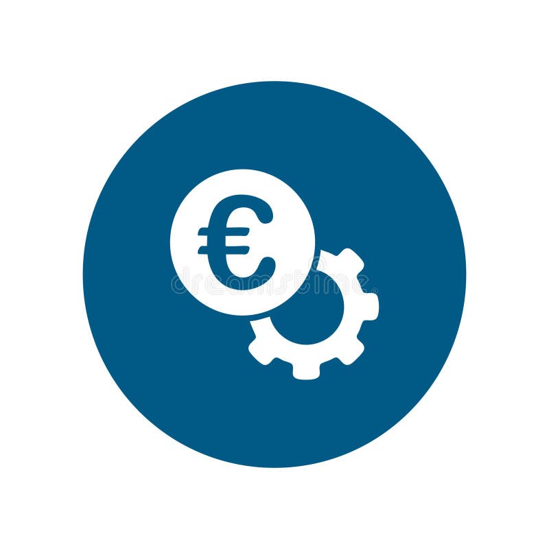 Euro Business Finance Logo Icon Template Stock Vector - Illustration of ...
