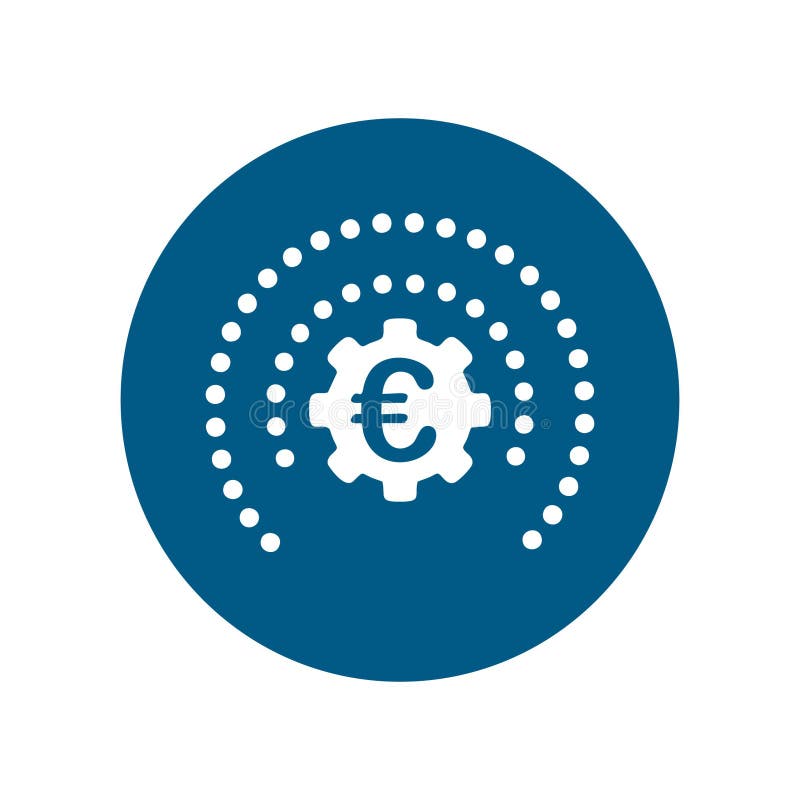 Euro Business Finance Logo Icon Template Stock Vector - Illustration of ...