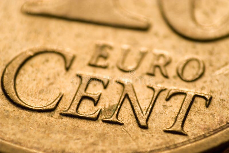 Euro cent stock photo. Image of close, magnification, metal - 2260616