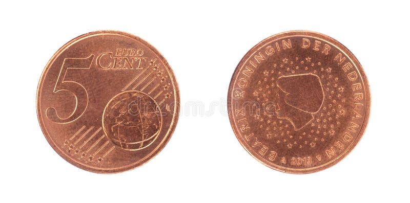5 euro cent coin stock image. Image of currency, metal - 43291735