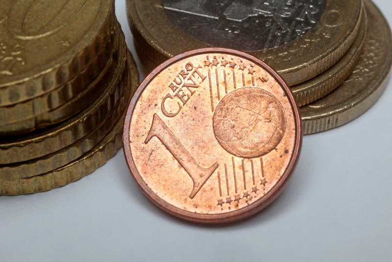 Euro cent coins stock photo. Image of financial, dimes - 94462636