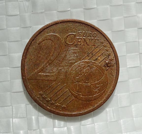 2 Euro cent error coin stock image. Image of note, change - 123077547