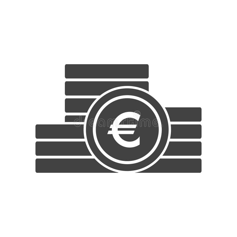 Euro Cents Icon Single Coin, Vector Penny Design Element Isolate Stock ...