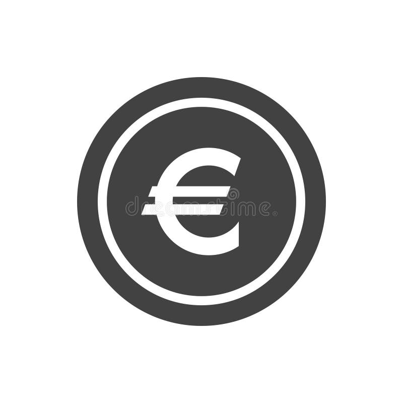 Euro Cents Icon Single Coin, Vector Penny Design Element Isolate Stock ...