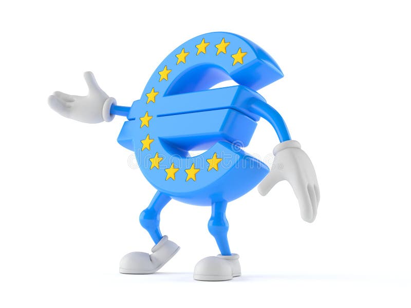 Euro Character stock illustration. Illustration of euro - 21907485
