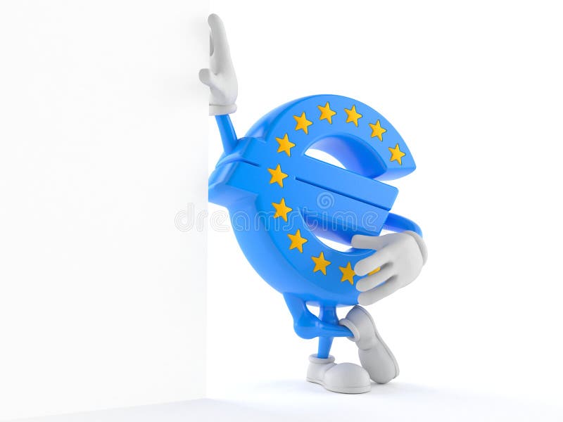 Euro Character stock illustration. Illustration of euro - 21907485