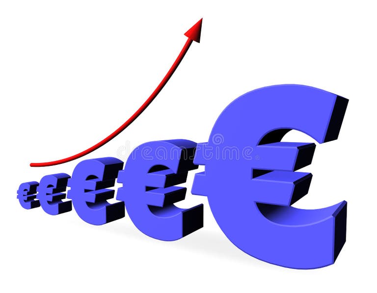Euro Chart stock illustration. Illustration of chart - 11377016