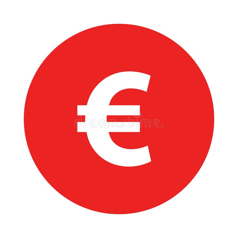 Euro and circle stock vector. Illustration of money - 165121980