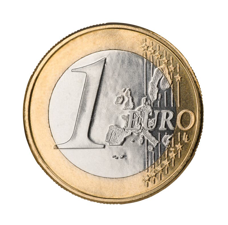 One euro coin stock image. Image of value, object, coin - 2851499