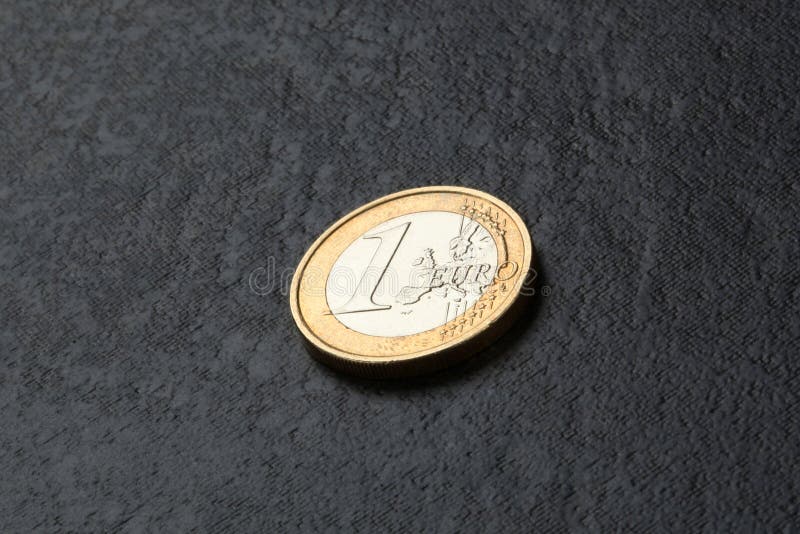 Human Hand Holding Euro Coin Isolated on White Stock Image - Image of ...