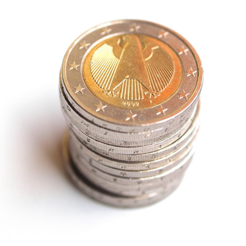 Euro coins stock photo. Image of spending, currency, making - 10640436