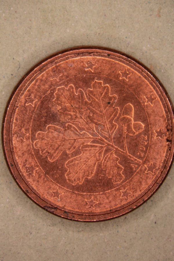 Euro coins in cent stock photo. Image of microskope - 269852018