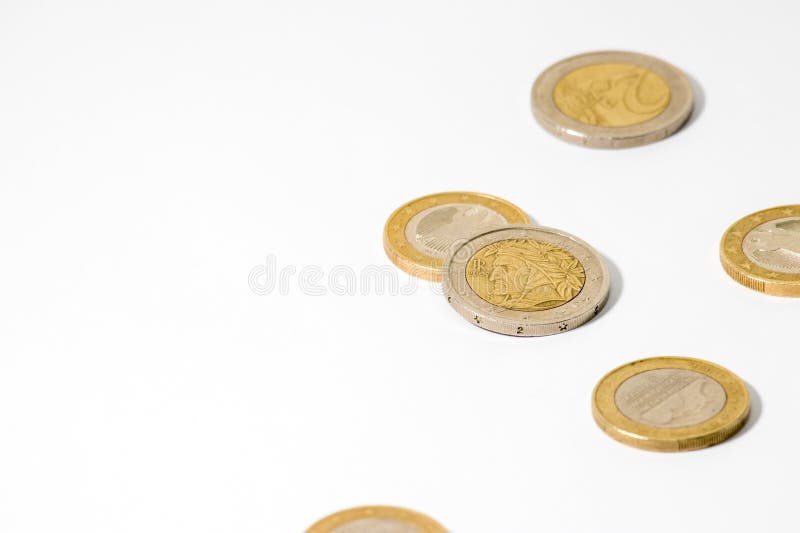Euro Coins Isolated on White Stock Photo - Image of invest, debt: 308355000 Euro Coins Isolated on White Stock Photo - Image of invest, debt: 308355000