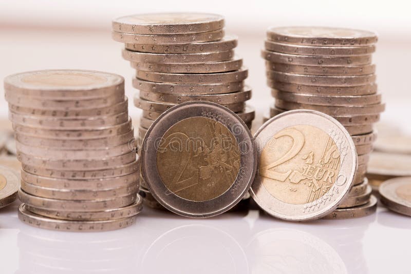 Euro coins stock photo. Image of copy, bank, money, european - 107080932