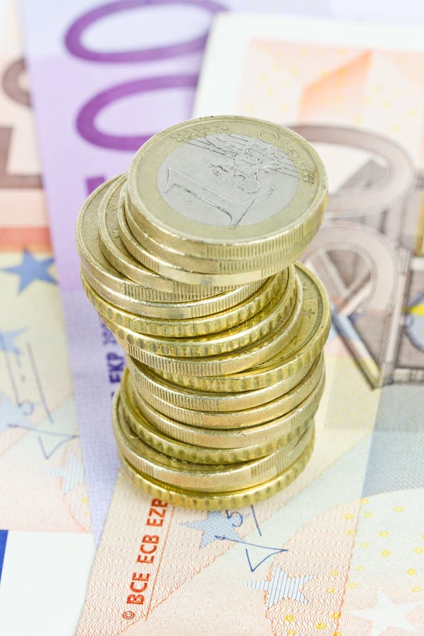 Euro coins stock image. Image of capital, coins, money - 41904839