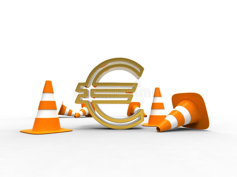 Euro construction stock illustration. Illustration of euro - 23637302