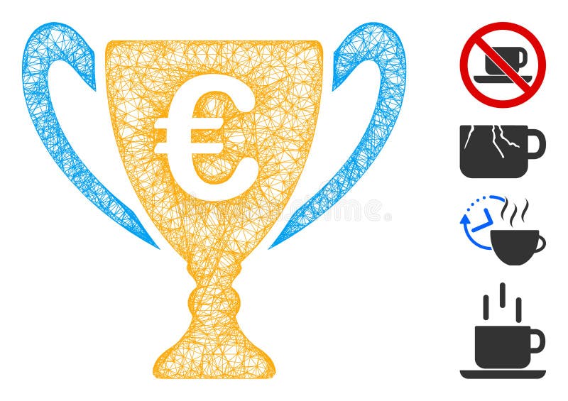 Euro Cup Web Vector Mesh Illustration Stock Illustration - Illustration ...