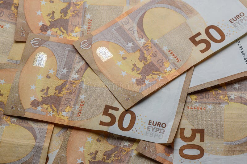 Euro Currency Banknotes As a Background 5, Paper Euro Denominations 10 ...